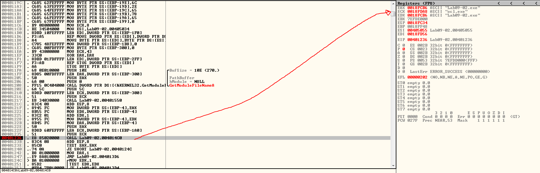 Advanced Dynamic Techniques - OllyDbg - Pablo de Juan Fidalgo